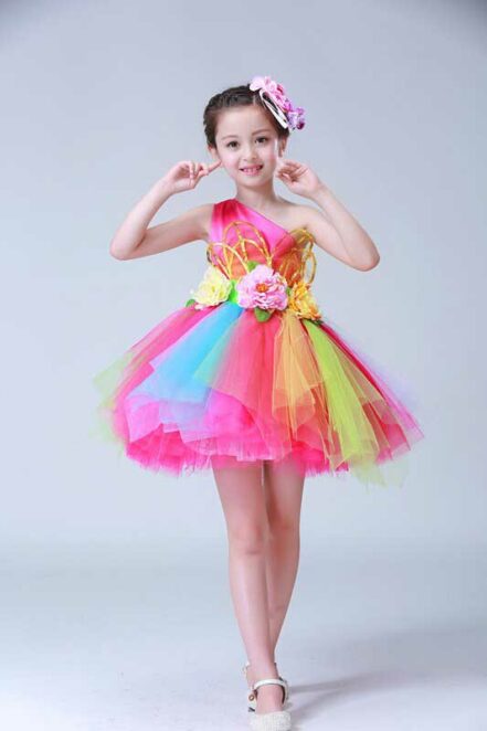 Colorful Flower Dance Costume • Costume Shop Singapore