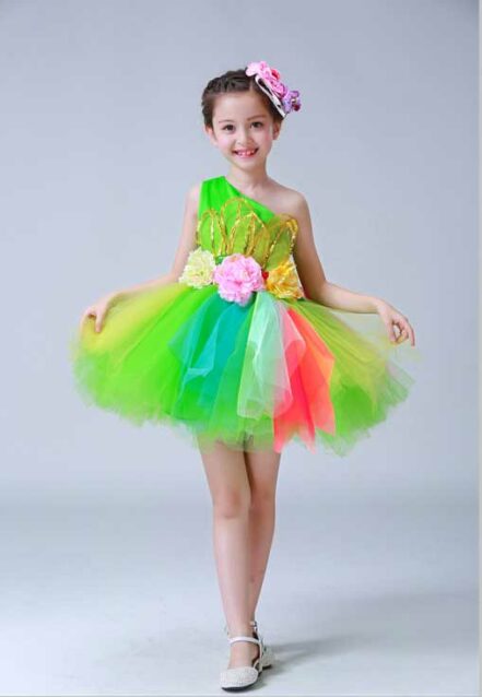 Colorful Flower Dance Costume • Costume Shop Singapore