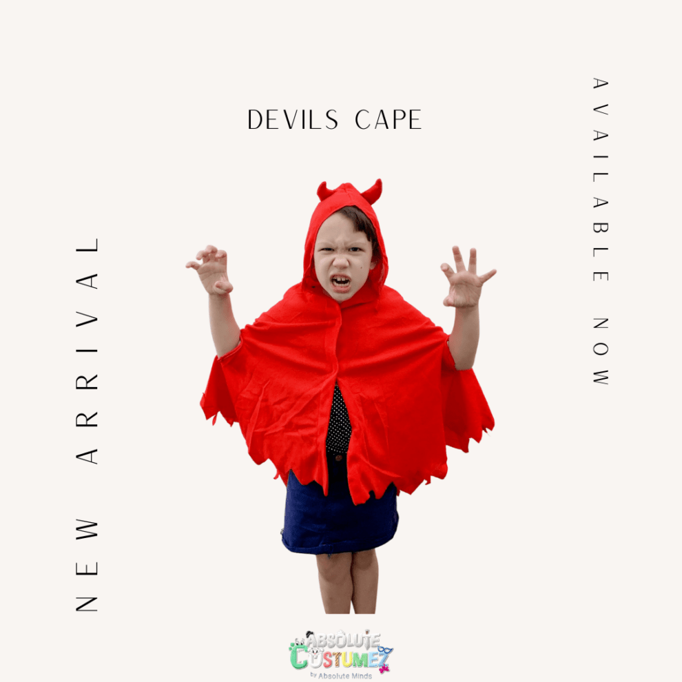 Red Devil Cape • Costume Shop Singapore