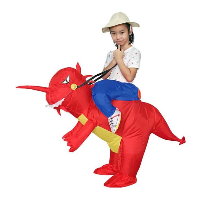 Red Inflatable Dinosaur • Costume Shop Singapore