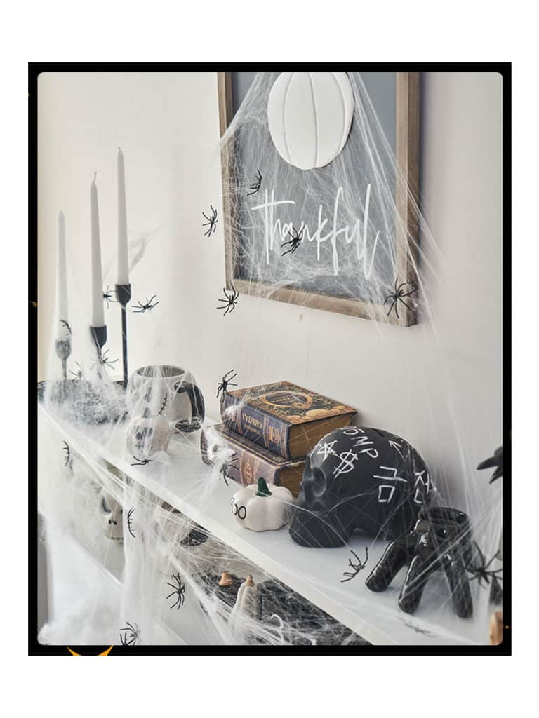 White Cob Webs Decoration • Costume Shop Singapore