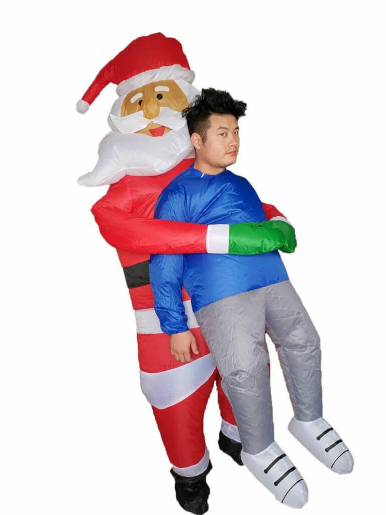 Inflatable Santa Hug Me • Costume Shop Singapore