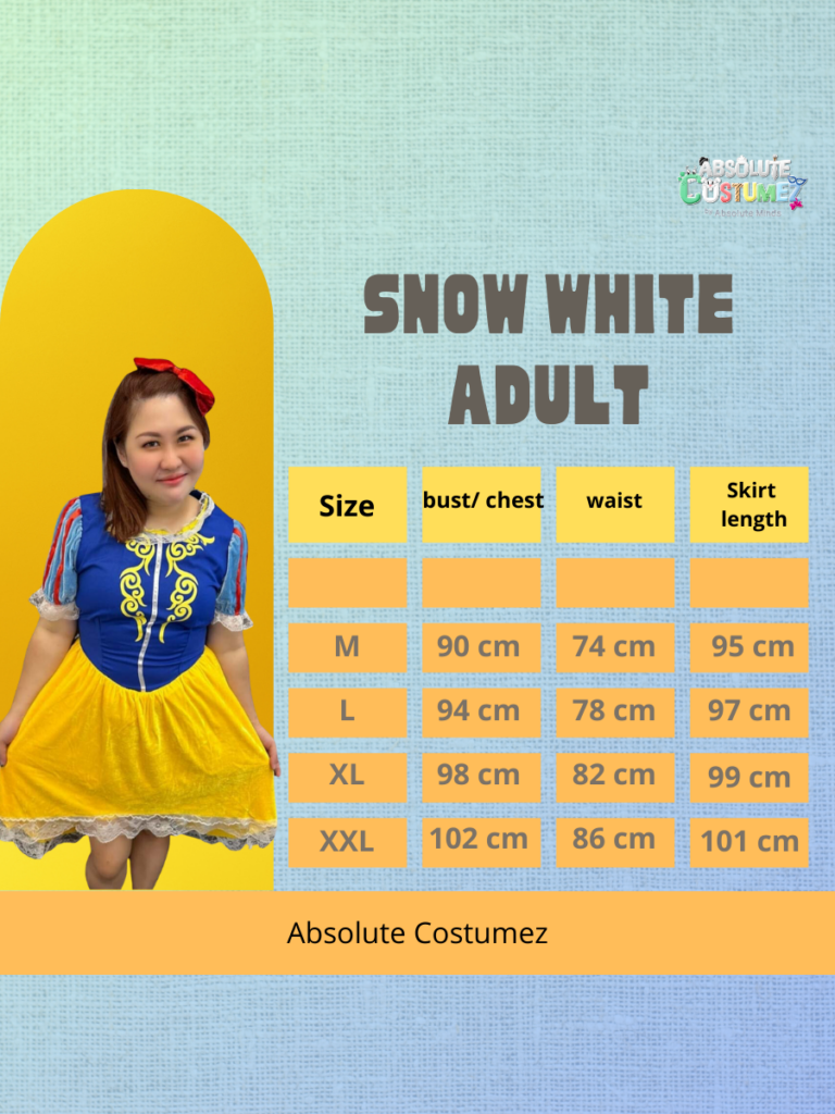 Snow white Adult • Costume Shop Singapore