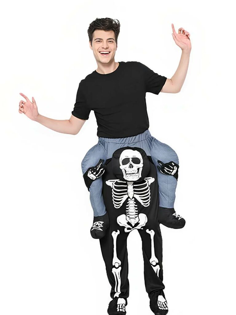 Inflatable Carry Me Skeleton • Costume Shop Singapore