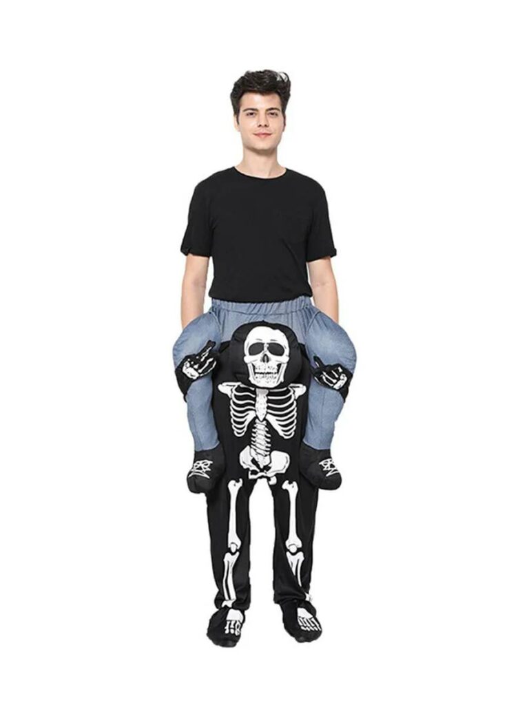 Inflatable Carry Me Skeleton • Costume Shop Singapore