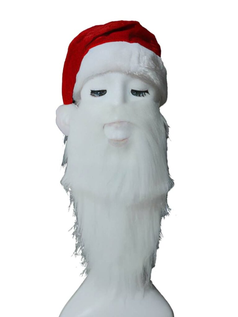 Santa Hat w/ Beard • Costume Shop Singapore