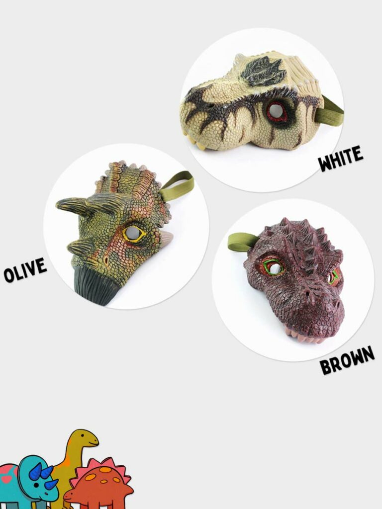 Dino Half Mask • Costume Shop Singapore
